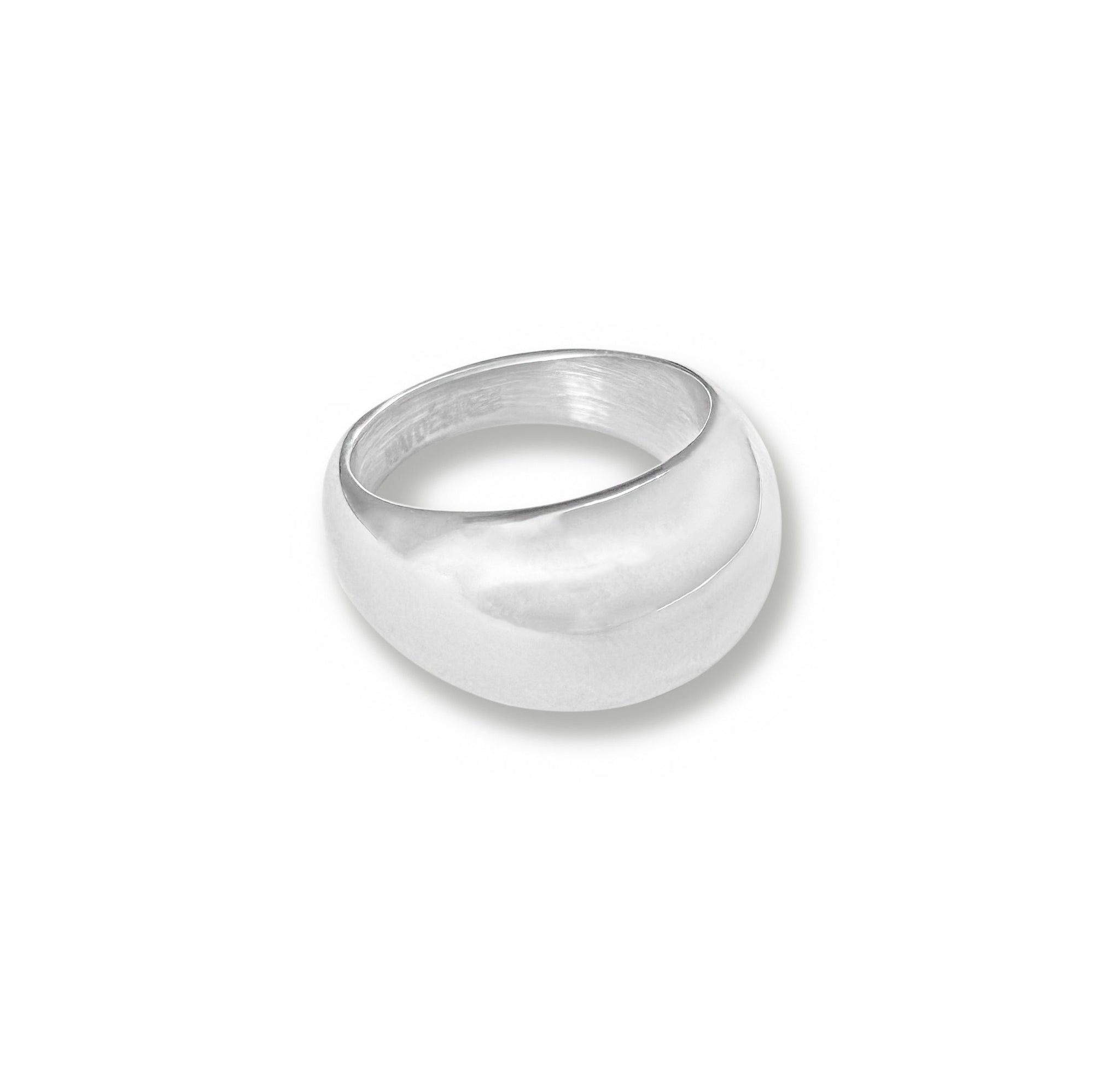 Waterproof Rings - Silver Dome Ring