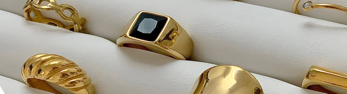 Waterproof Rings Collection - Tarnish Free Jewelry