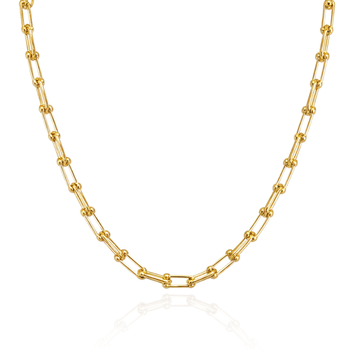 Florence Gold Hardware Chain Necklace | Waterproof Jewelry – Mai Désirée